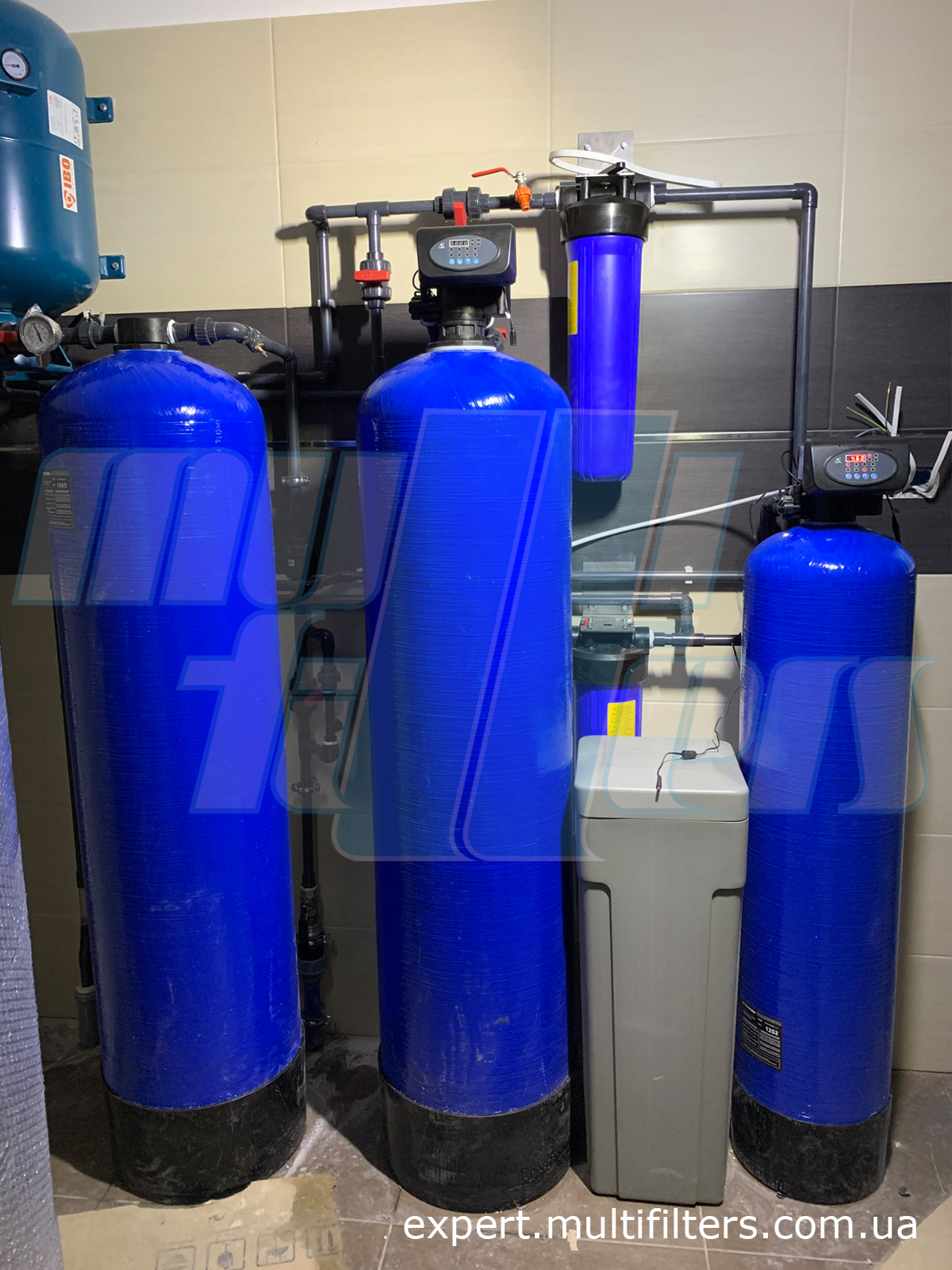 Знезалізнення води з низьким рН - Multifilters Портфоліо